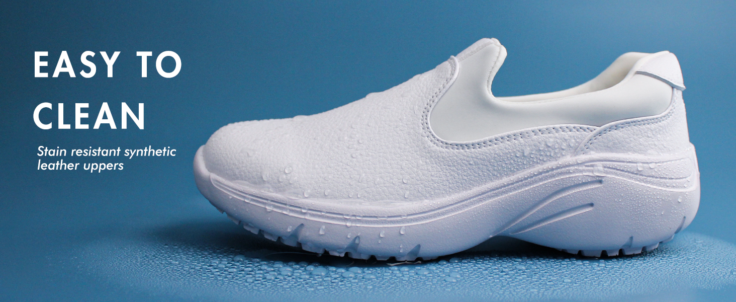 Hawkwell Women's Slip on Lightweight Lycra Nursing Shoes Comfortable ...