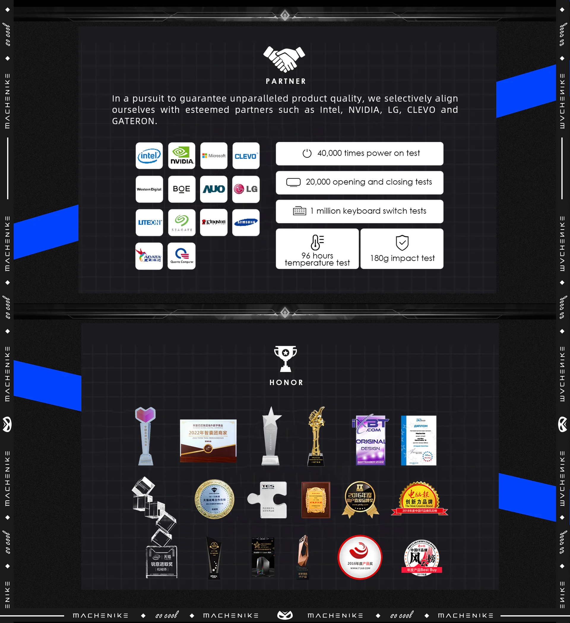 Machenike K500 B61 Mechanical Keyboard, Wired Keyboard, Wired/2.4G ...