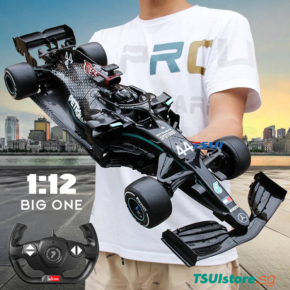 RASTAR RC Mercedes Benz Formula F1 Racing Electric Toy Car AMG W11 #44 ...