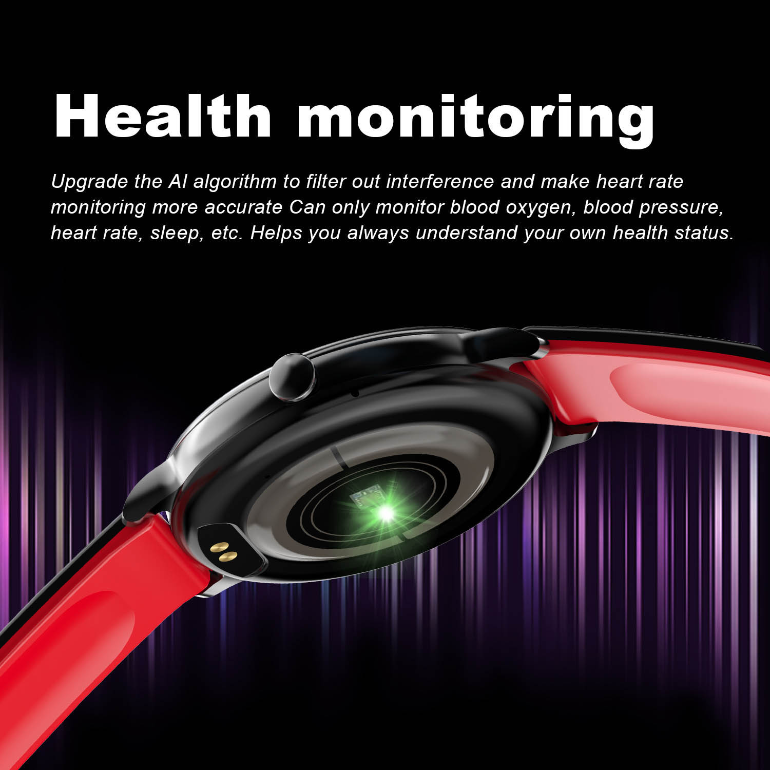 NORTH EDGE G98 Fashionable AMOLED Display Smart Watch Blood Oxygen ...