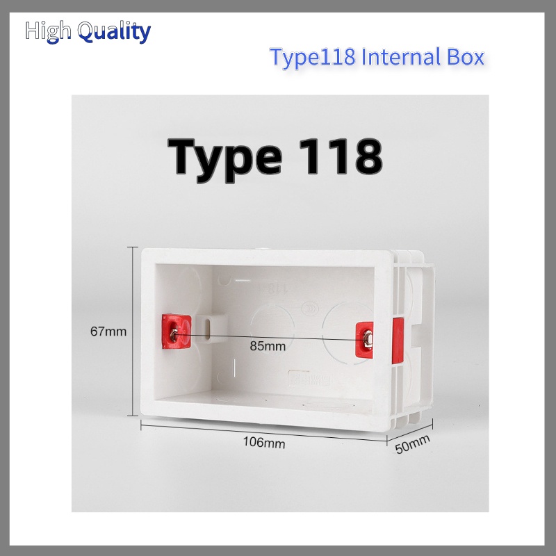 FRM Utility Box Junction Box 118 Type Bottom Box General Switch Socket ...