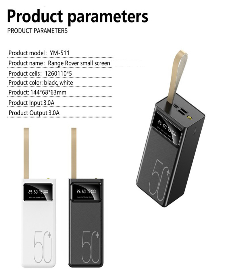 100% powerbank original 80000mah Fast charging power bank type c With ...
