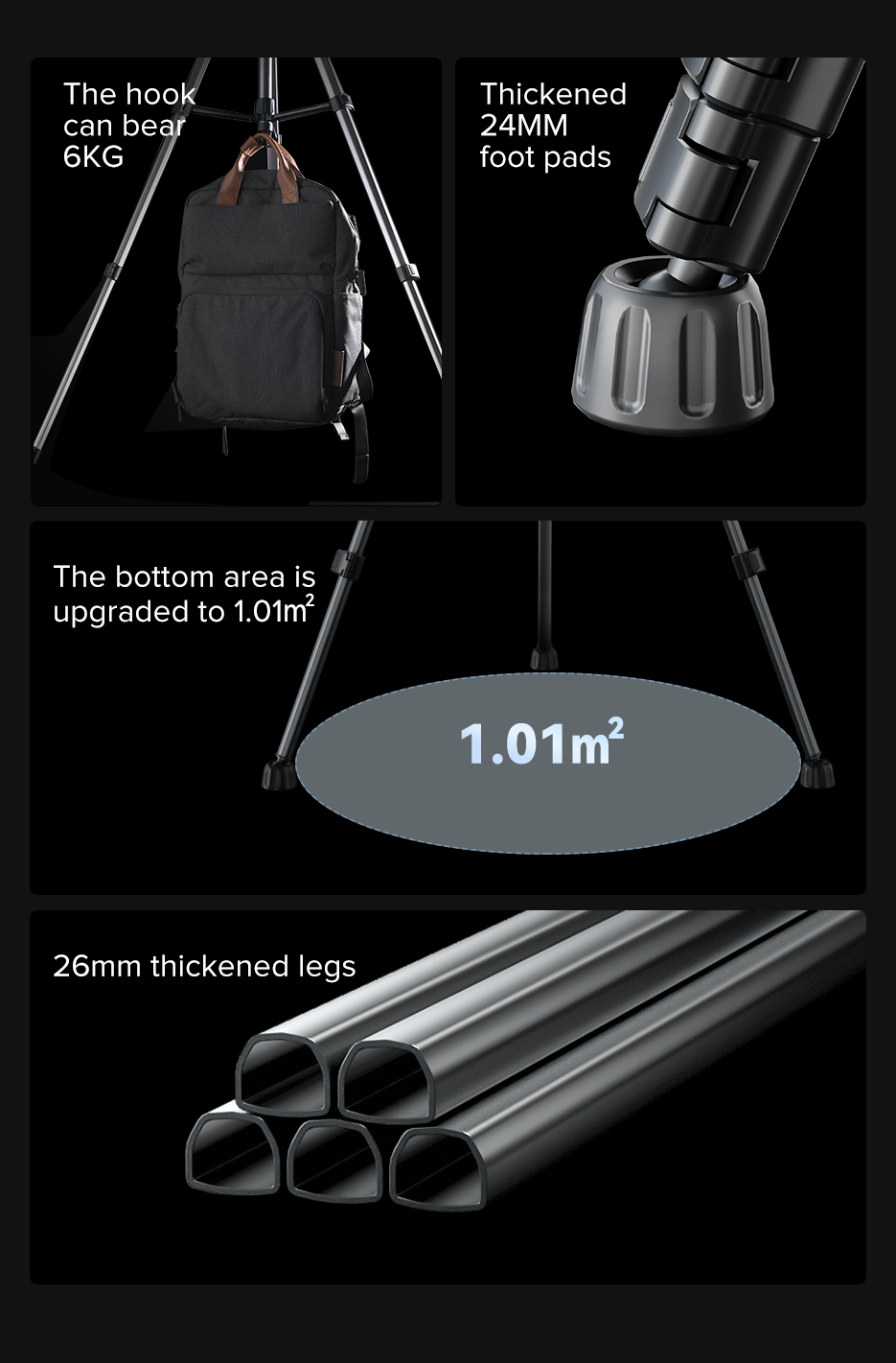Llano 170CM Camera Tripods Heavy Duty Tall Camera Stand Tripod For ...