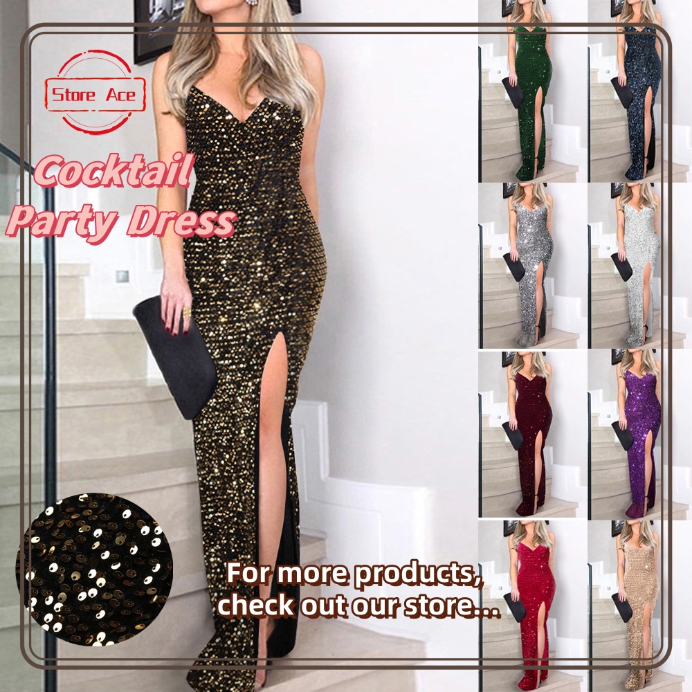 Women Fasion Summer Print Long Dress Sleeveless V-Neck Loose Casual ...