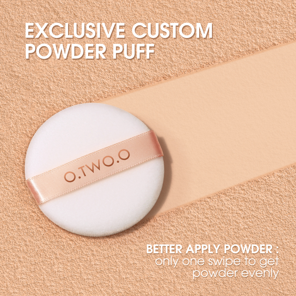 O.TWO.O Waterproof Face Powder Long Lasting 24H Full Cover Flawless ...