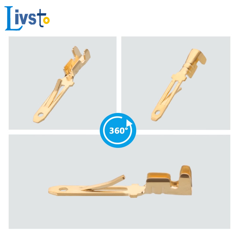 50/100 Pcs DJ611-2.8×0.5A DJ621-E2.8x0.5A Automotive Connector Male Female PP0102196 2.8mm ...