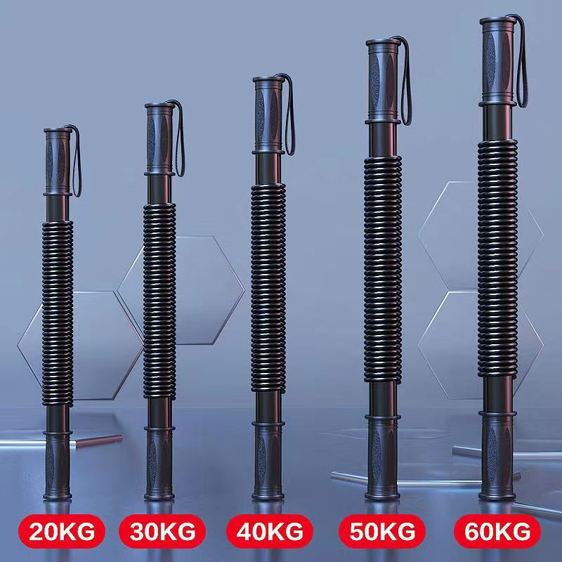 Spring grip bar for men, arm muscle exerciser, home outdoor fitness ...