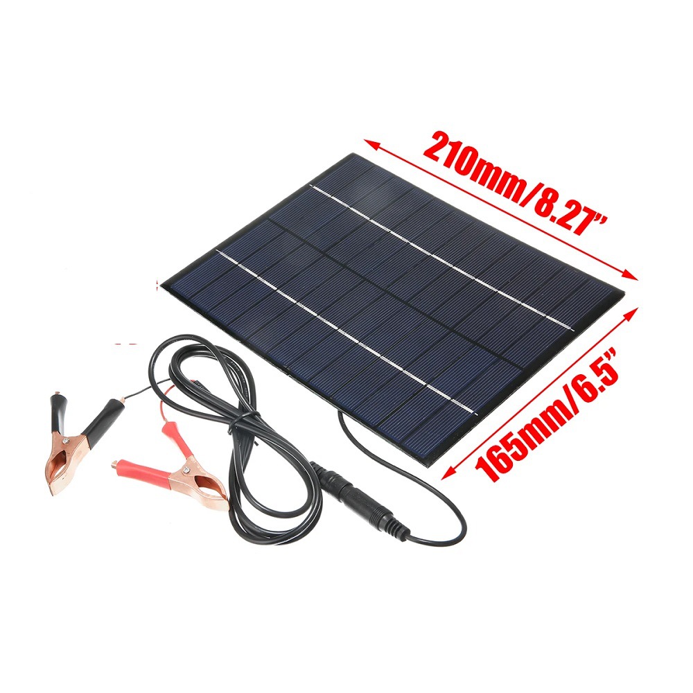 20W Mini Solar Panel 12V 433MA Polycrystalline Solar Power Panel Borad ...