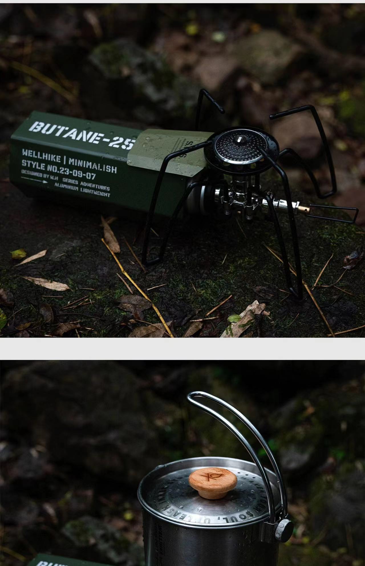 Wellhike Outdoor Camping Cassette Gas Tank Protective Cover 250G Gas ...