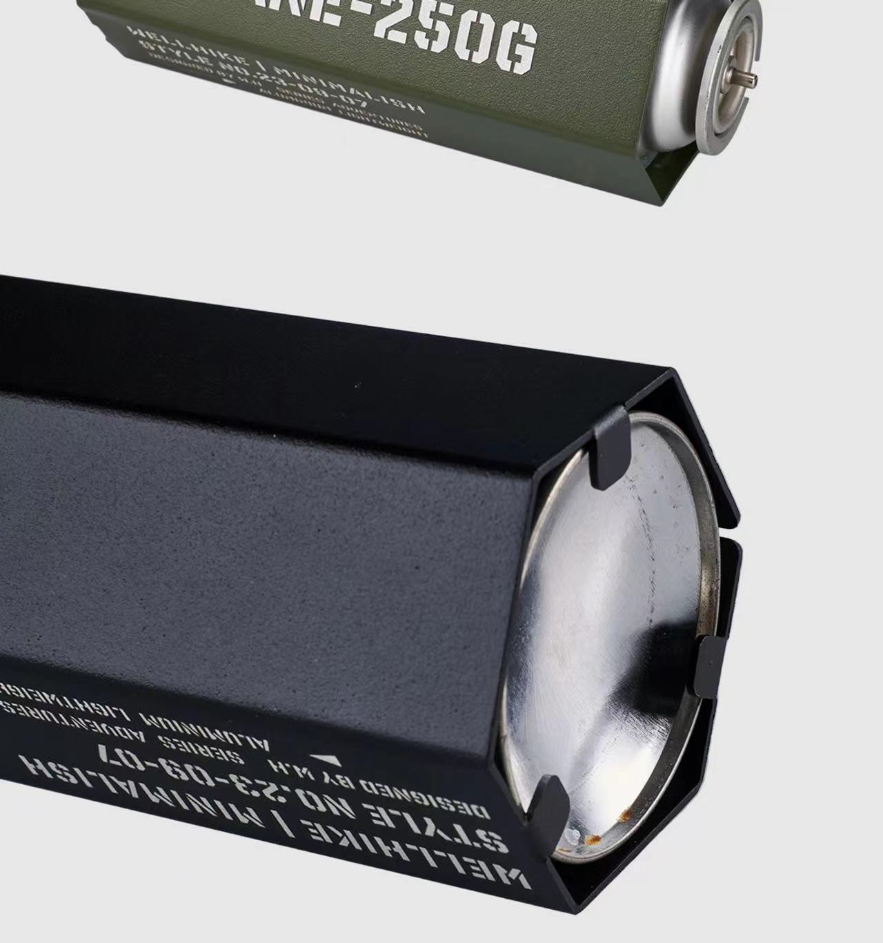 Wellhike Outdoor Camping Cassette Gas Tank Protective Cover 250G Gas ...