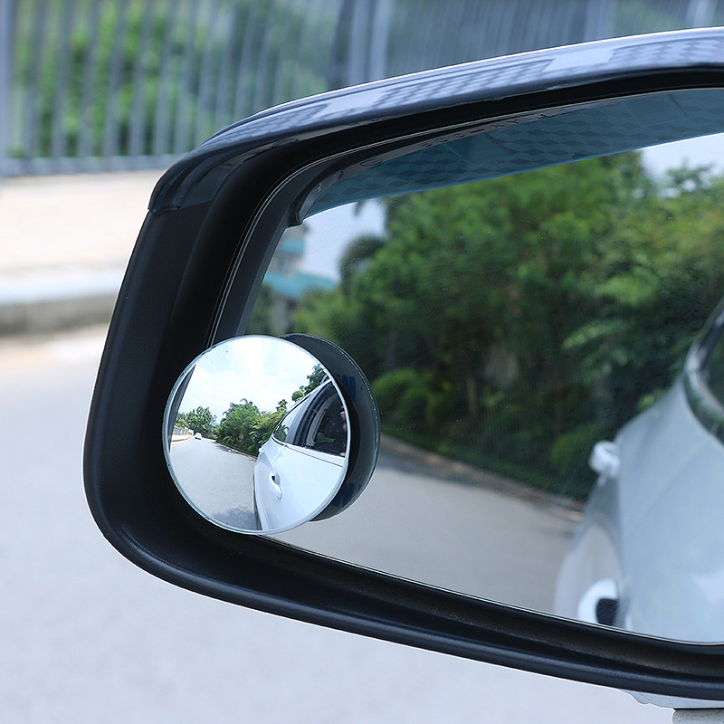 2pcs Car Rearview Mirror Infinity Small Round Mirror 360 Degree ...