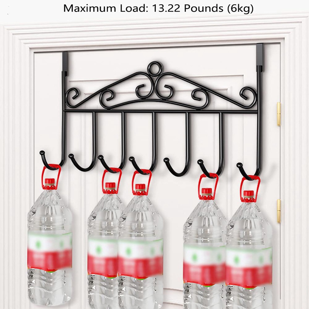 Classy Household Back Door Hanger Hook Nail Free Door Rear Rack Sabitan ...