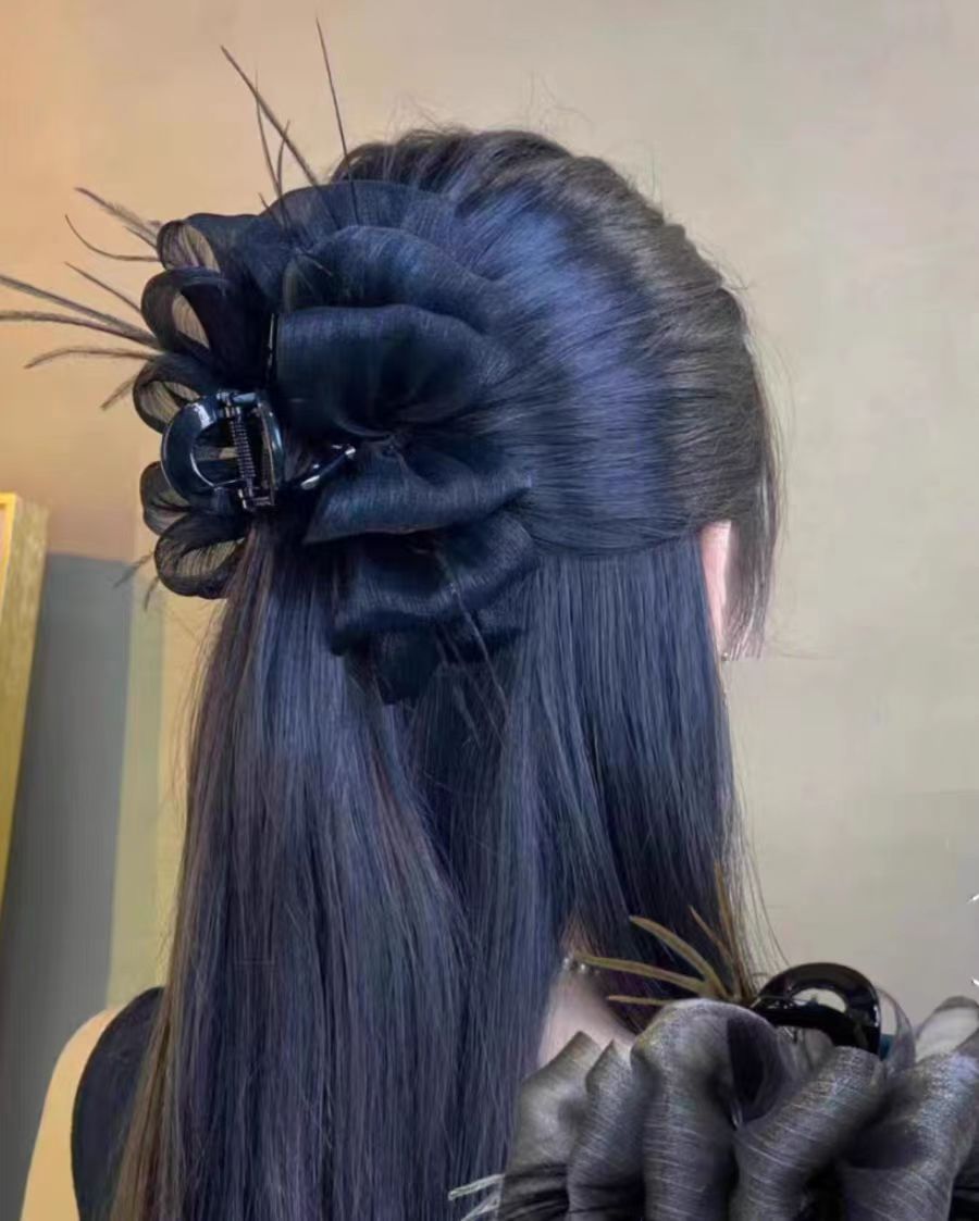 Grasping clip women's new high-end hair with large volume, fashionable ...