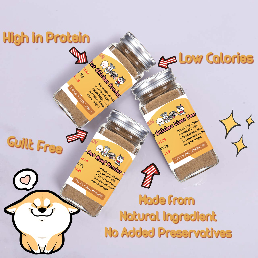 Appetite Booster for Dog and Cat Food Toppers for Picky Eaters of Pets ...