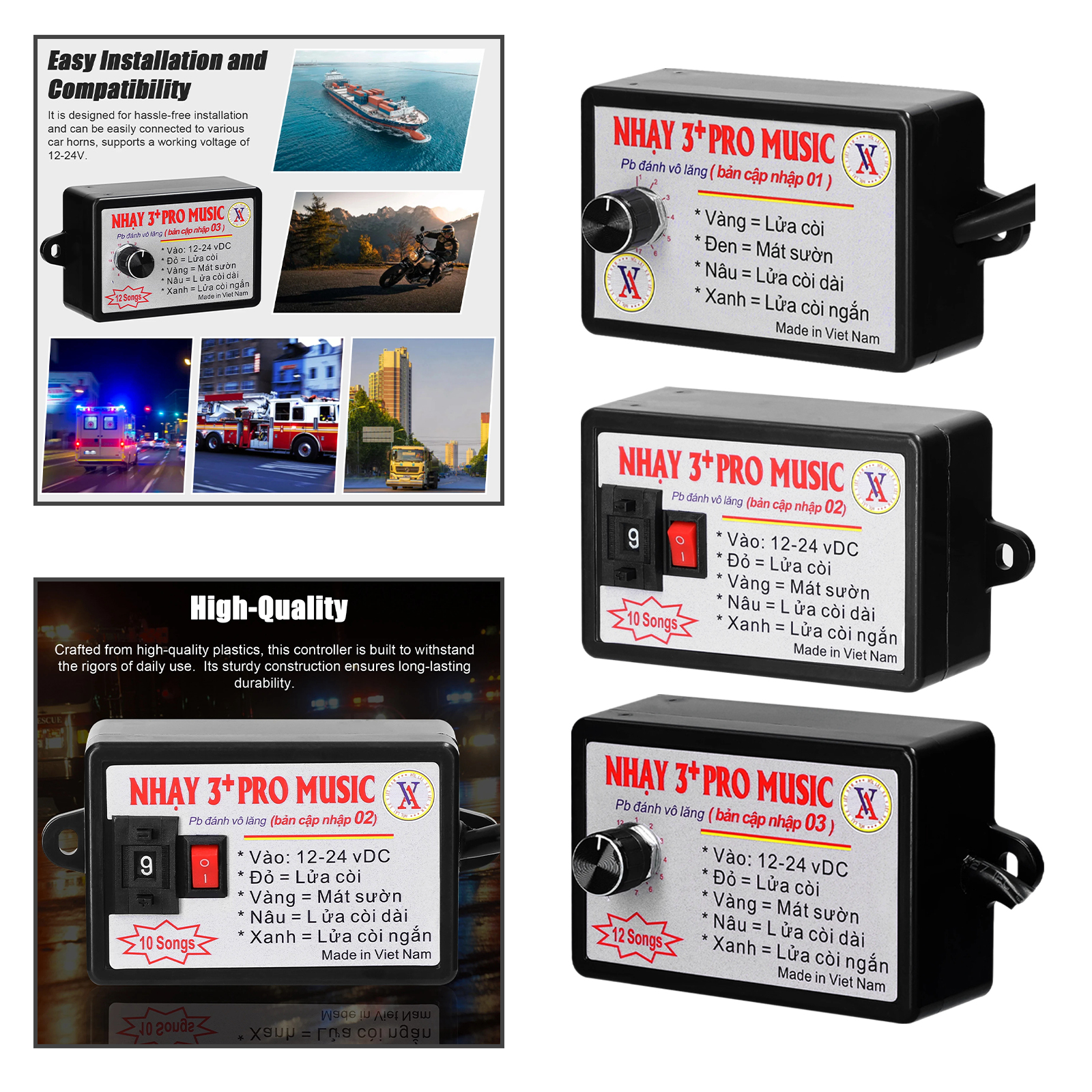 [ReadyStock]Universal nhay 3 pro Car Horn Controller Electric Horn ...