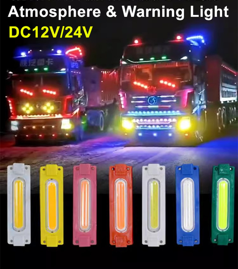 5/10/20 pcs 6LED Module DC12V or DC24V Truck Side Marker Indicator ...