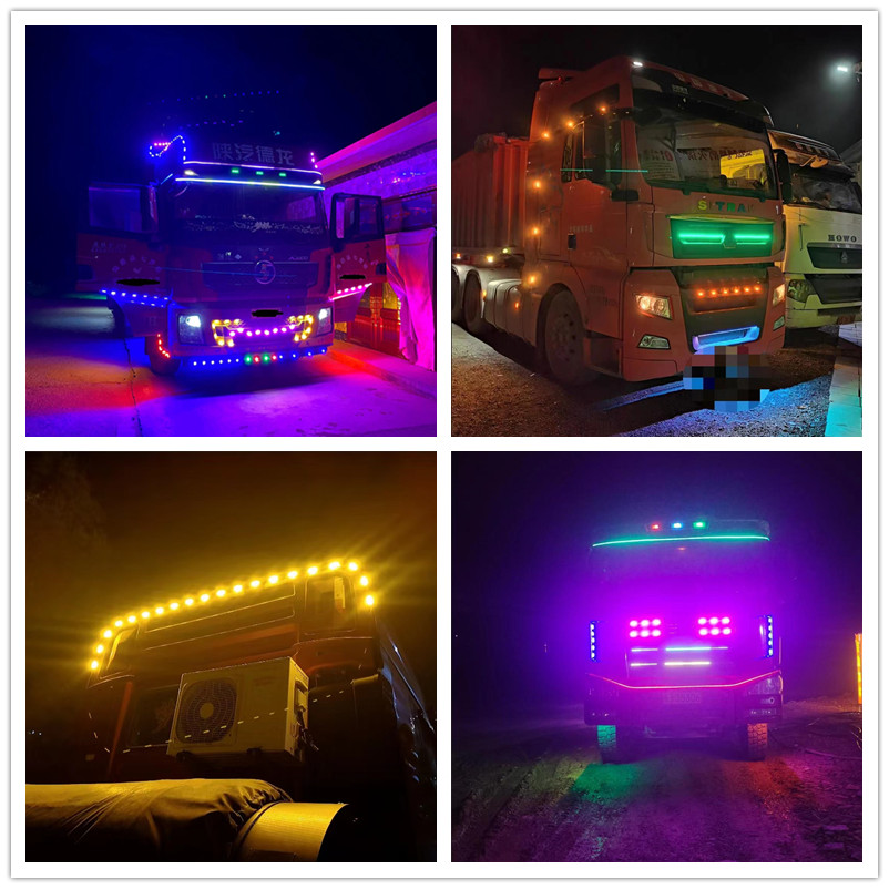 5/10/20 pcs 6LED Module DC12V or DC24V Truck Side Marker Indicator ...