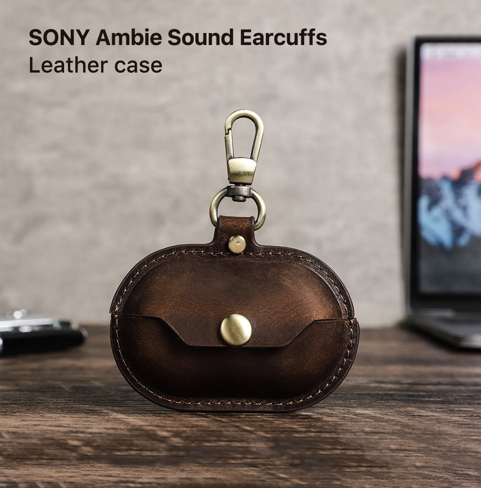CONTACTS FAMILY Luxury Genuine Leather Case for Sony Ambie Sound ...