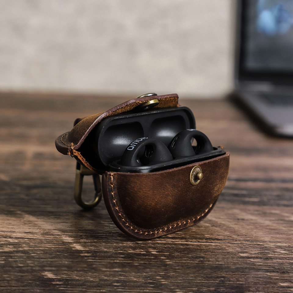 CONTACTS FAMILY Luxury Genuine Leather Case for Sony Ambie Sound ...