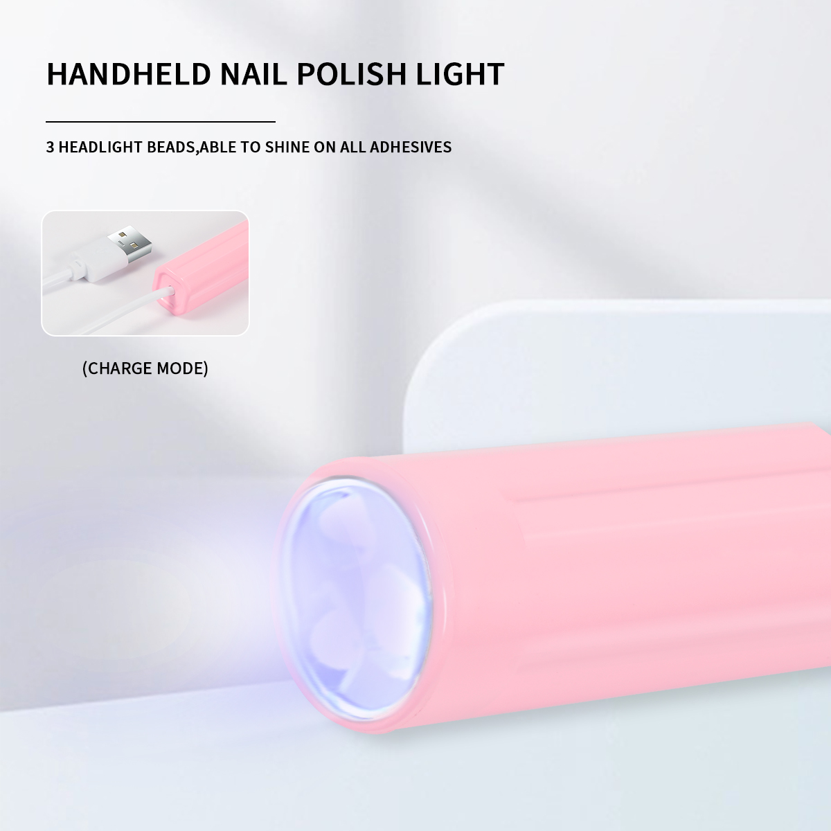 1pcs Plug-in Nail Lamp,Portable LED Mini Drying Lamp Single Finger ...