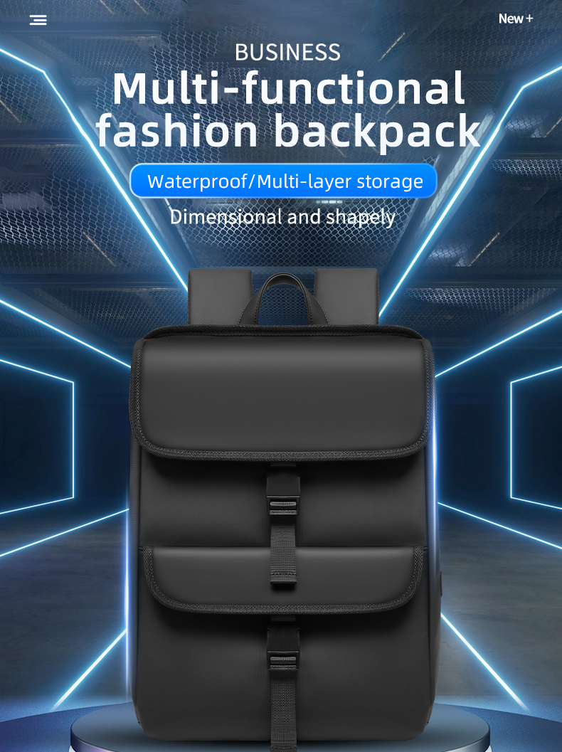 Resilver Anti-theft Expandable Roll Top Backpack Waterproof Large ...