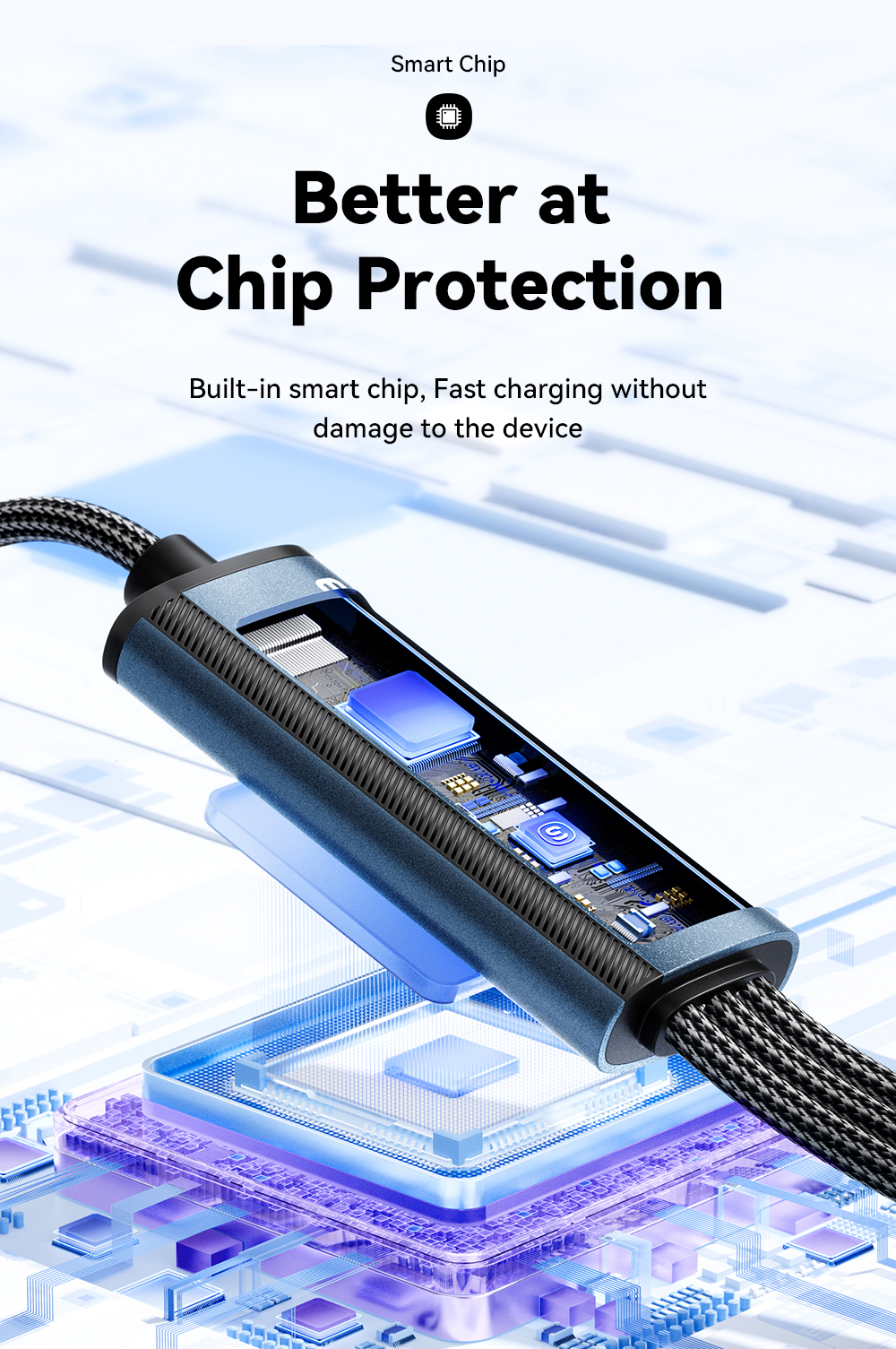 ESSAGER 7A 100W 3 in 1 USB Type C Cable Micro Iph Plug Wire Mobile ...