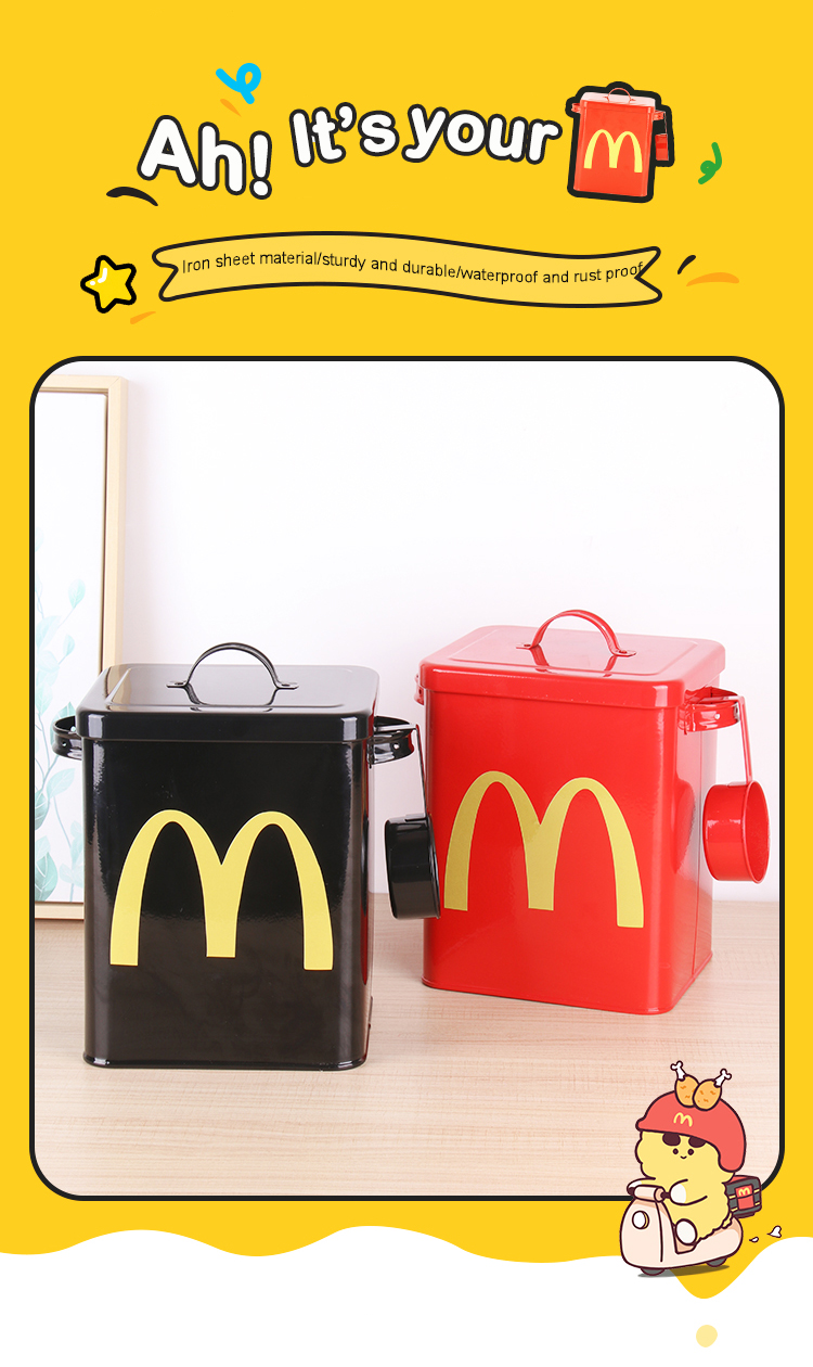 Pet Food Storage Bucket Dog Food Bucket Sealed Food Storage Bucket Cat ...