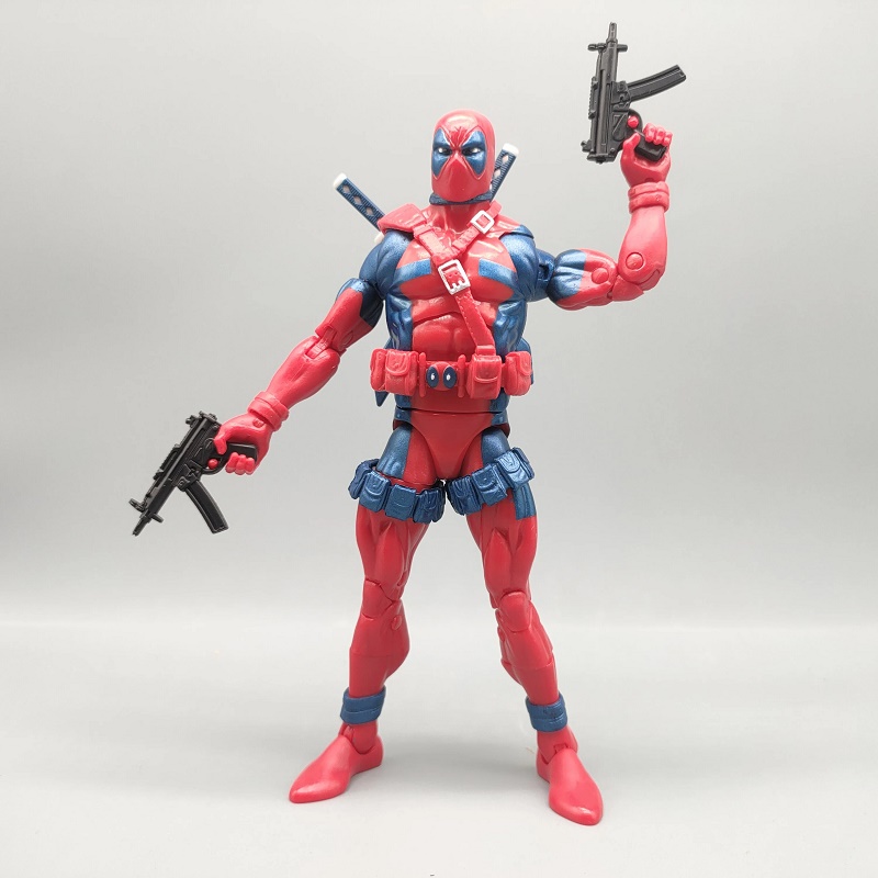 6''Marvel Legends Comic Retro 80th Deadpool PVC Action Figure Without ...