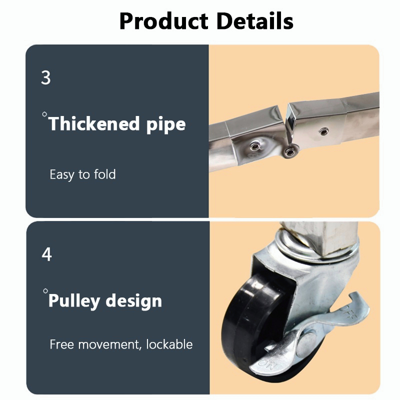 Heavy Duty Sampayan Stainless Steel Clothes Drying Rack Foldable ...