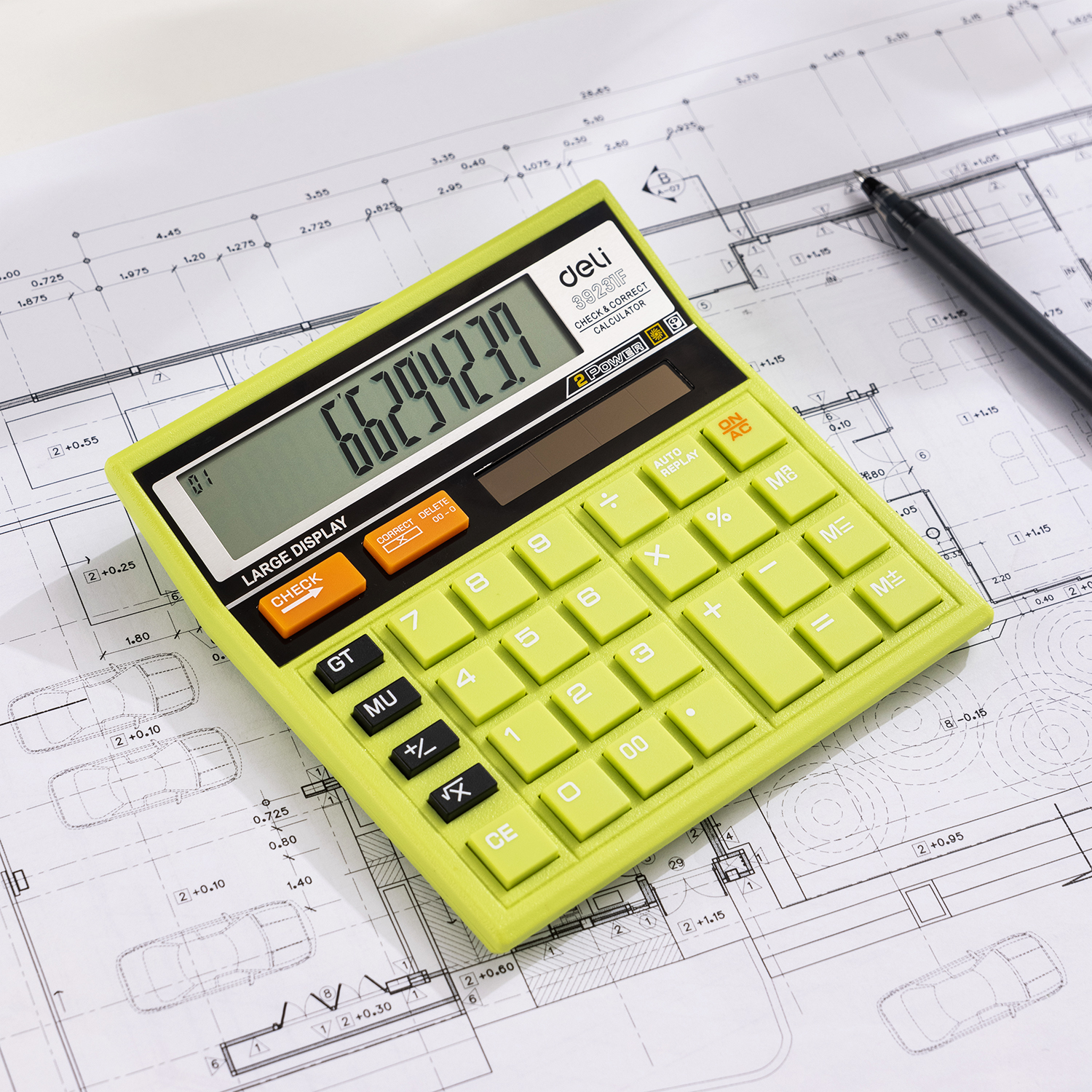 Deli Desktop Calculator Financial Business Accounting Calculator ...