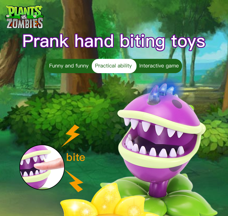 Plants vs. Zombies Biting Fingers Sound And Light Game Funny Toy For ...