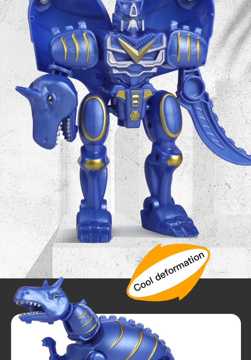 Children's Deformed Dinosaur Warrior Toy Boy Puzzle Hand Do Deformed ...