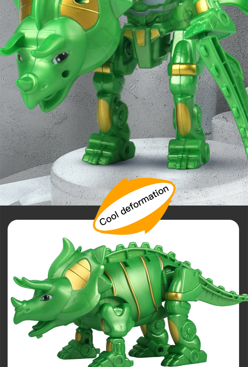 Children's Deformed Dinosaur Warrior Toy Boy Puzzle Hand Do Deformed ...