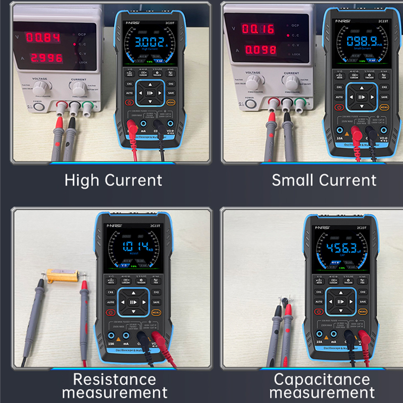3 In1 Handheld Smart Digital Oscilloscope Multimeter 9999 Counts True ...