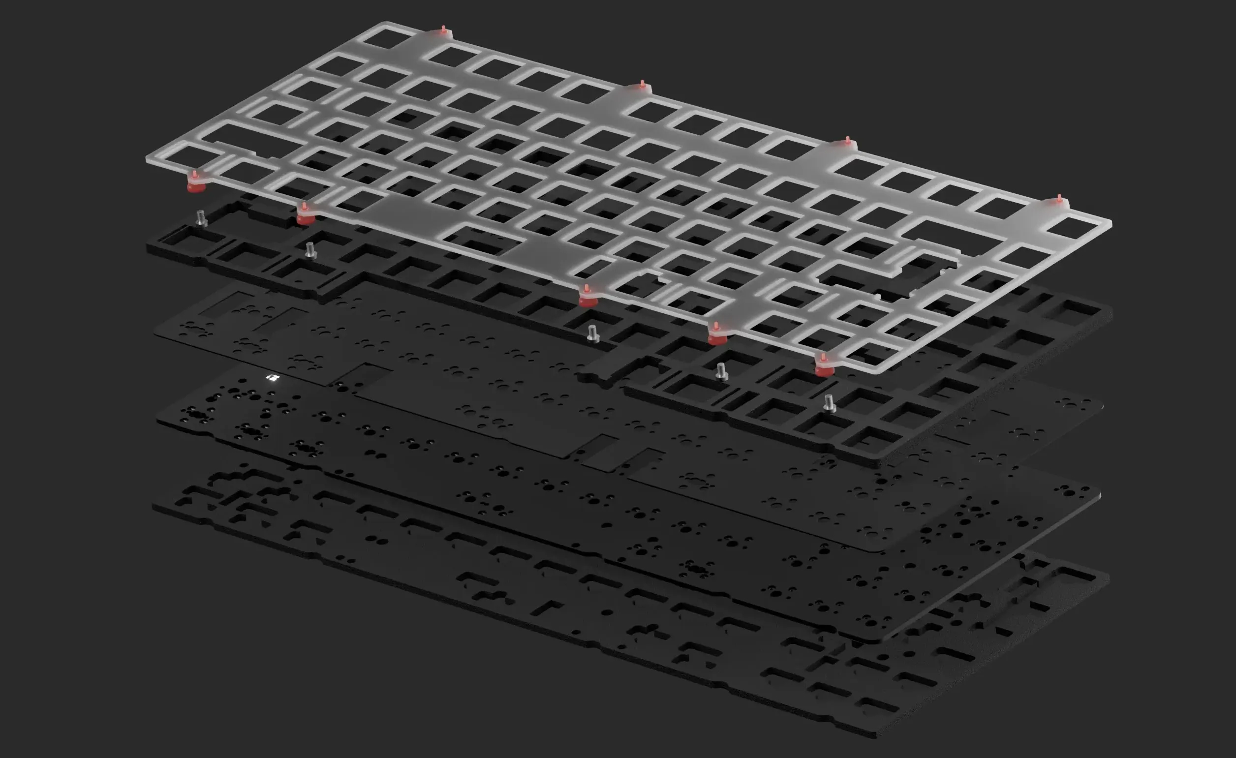 KBDfans Taco 75% Mechanical Keyboard DIY KIT (Without Plate/ keycaps ...