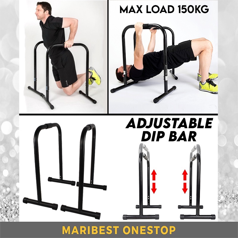 Parallel Bars gym bar Arm Training Sit Up 80CM Adjustable Push Up ...