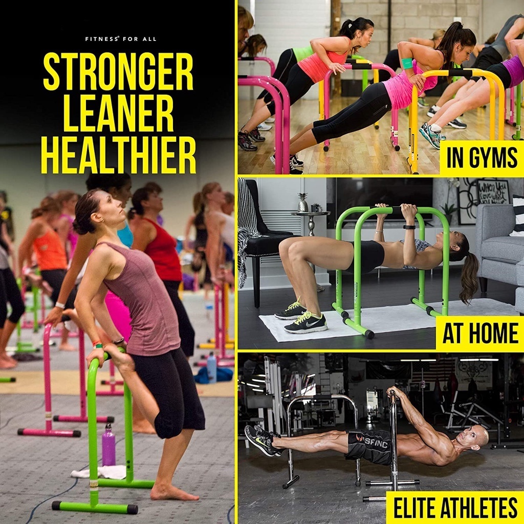 Parallel Bars Gym Bar Arm Training Sit Up 80CM Adjustable Push Up ...
