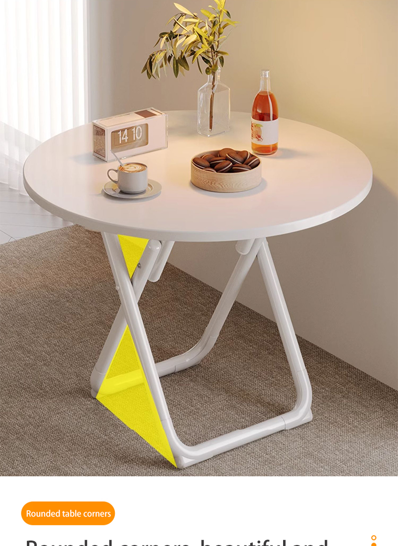 Nordic Round Table 60/70CM Foldable Portable Coffee Table Negotiation ...