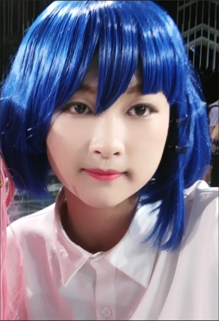 ryo yamada wig bocchi the rock wig yamada ryo wig Blue wig | Shopee ...