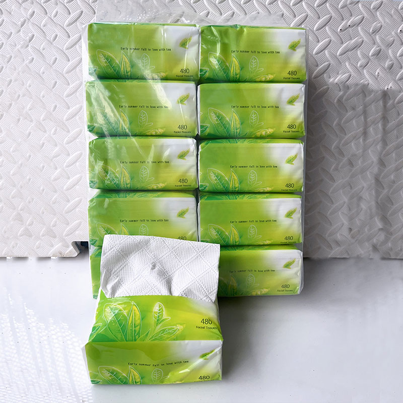 TREE CARE 10pack 480sheet Paper toilet 4-Ply Facial Tissue soft ...