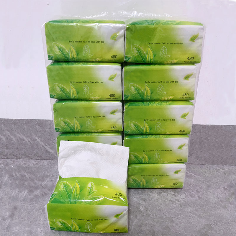TREE CARE 10pack 480sheet Paper toilet 4-Ply Facial Tissue soft ...