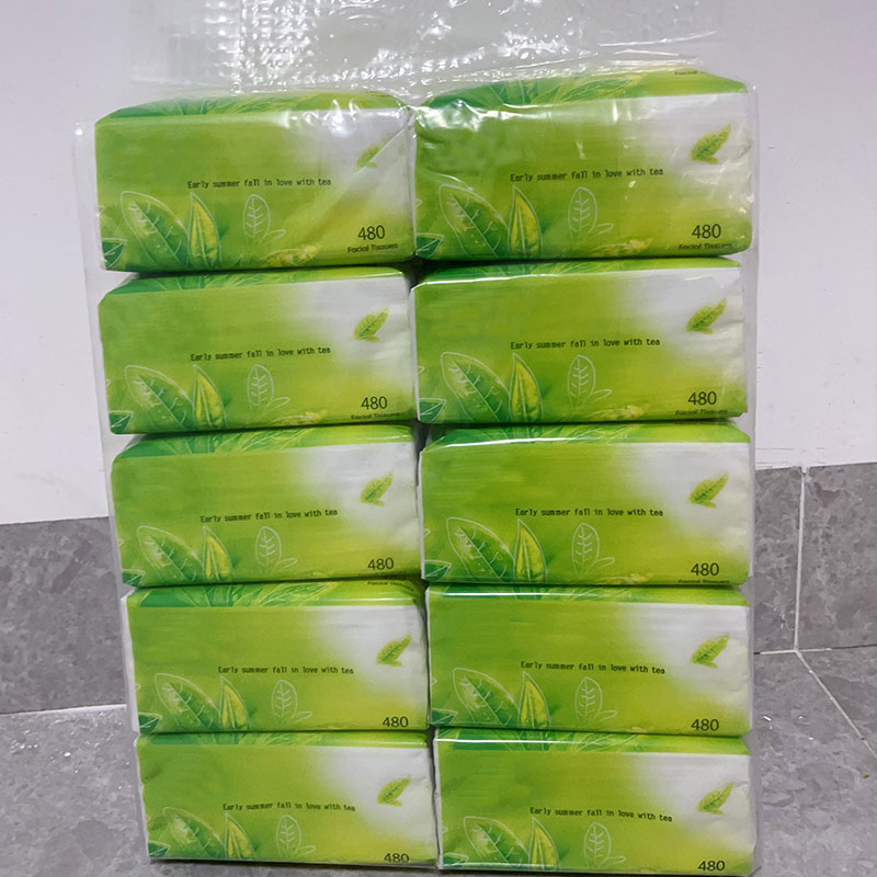 TREE CARE 10pack 480sheet Paper toilet 4-Ply Facial Tissue soft ...