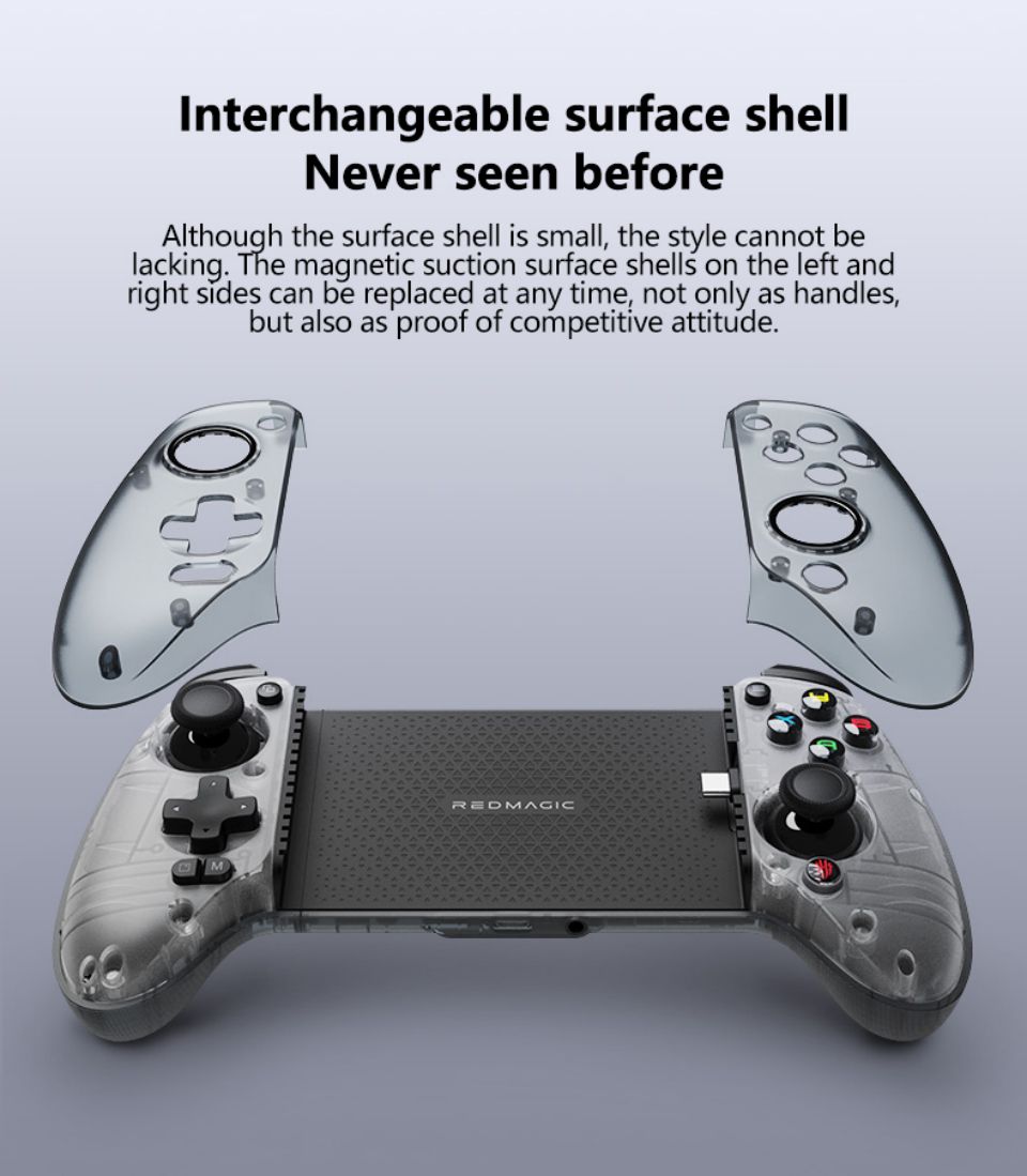 Redmagic shadow blade gamepad 2 for Redmagic 8 Pro Textured soft rubber ...