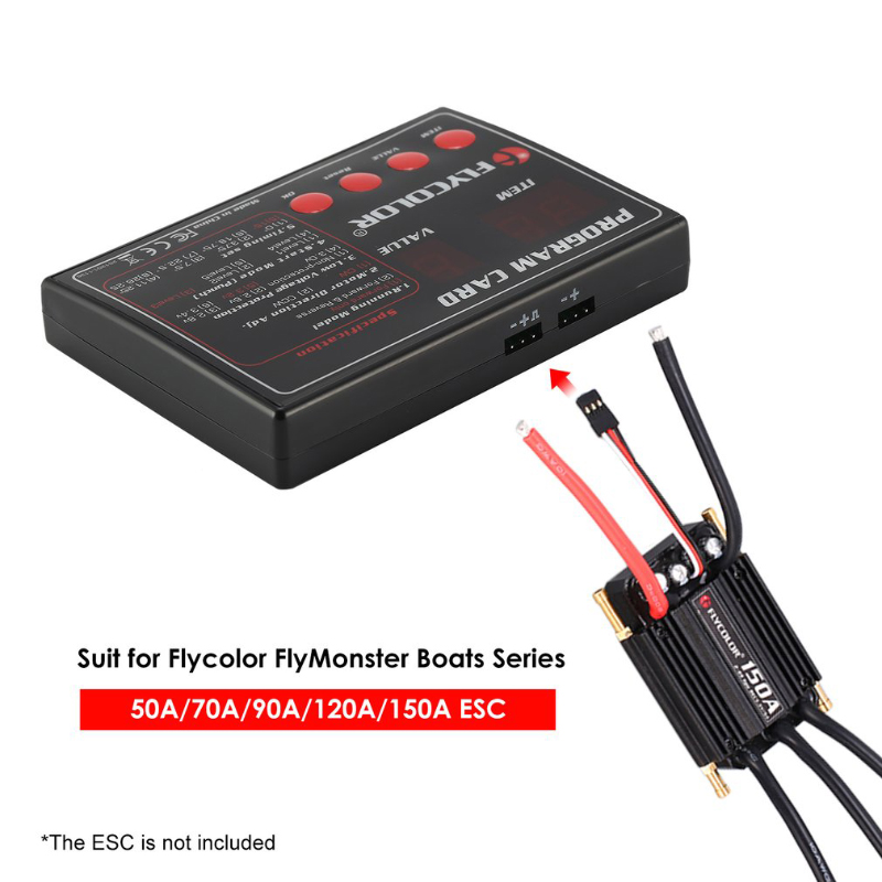 FLYCOLOR FlyMonster Waterproof Brushless ESC 50A/70A/90A/120A/150A 2-6S ...