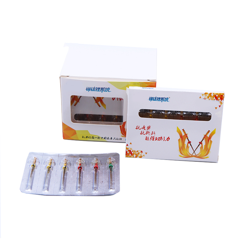 6PCS Dental Root Canal Endo rotary files controlled memory files 21mm ...