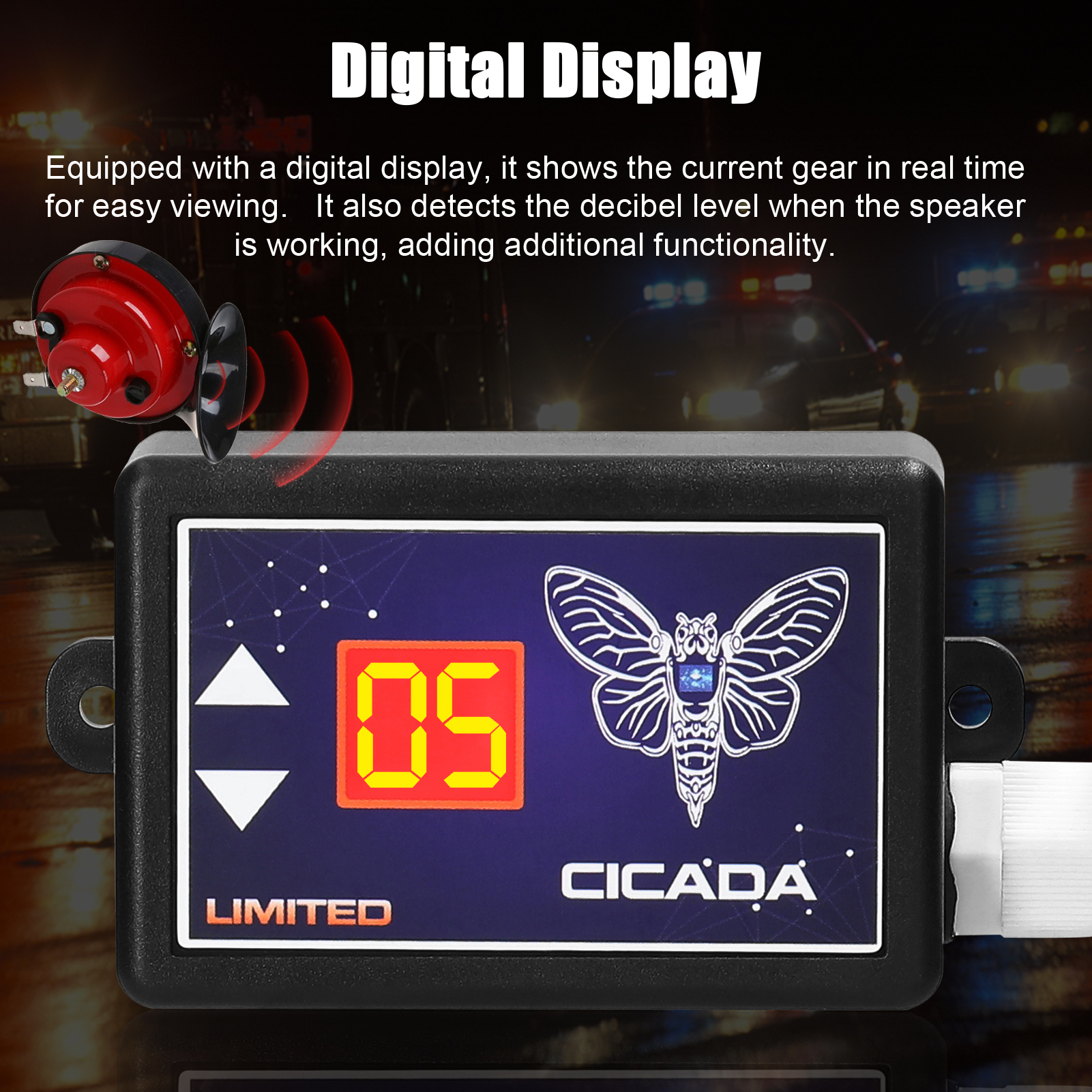 doch 15-Tone Car Horn Controller Electric Horn Speaker Sound Control ...