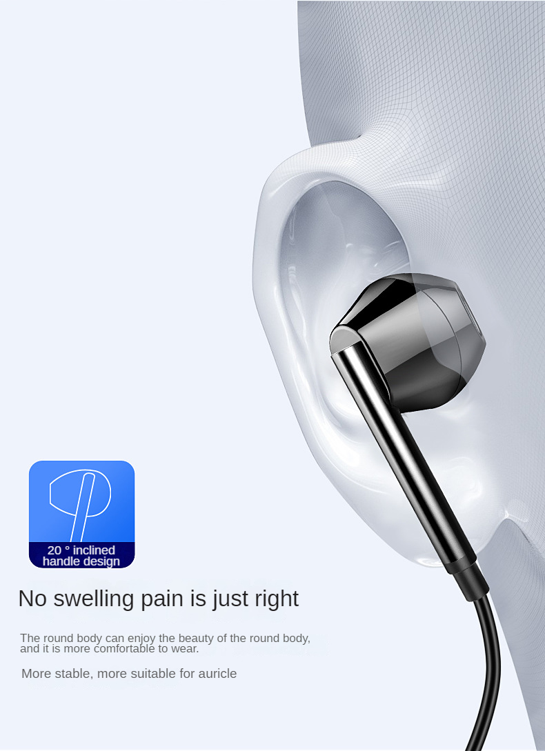 Newmsnr Metal Bass Earphones HD Call with microphone Earphone HIFI ...