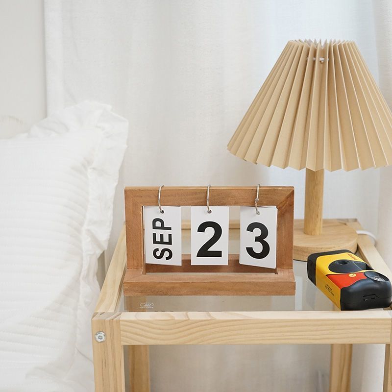 From PH Flip Chart Perpetual Calendar Wooden Creative Chic Office Home ...