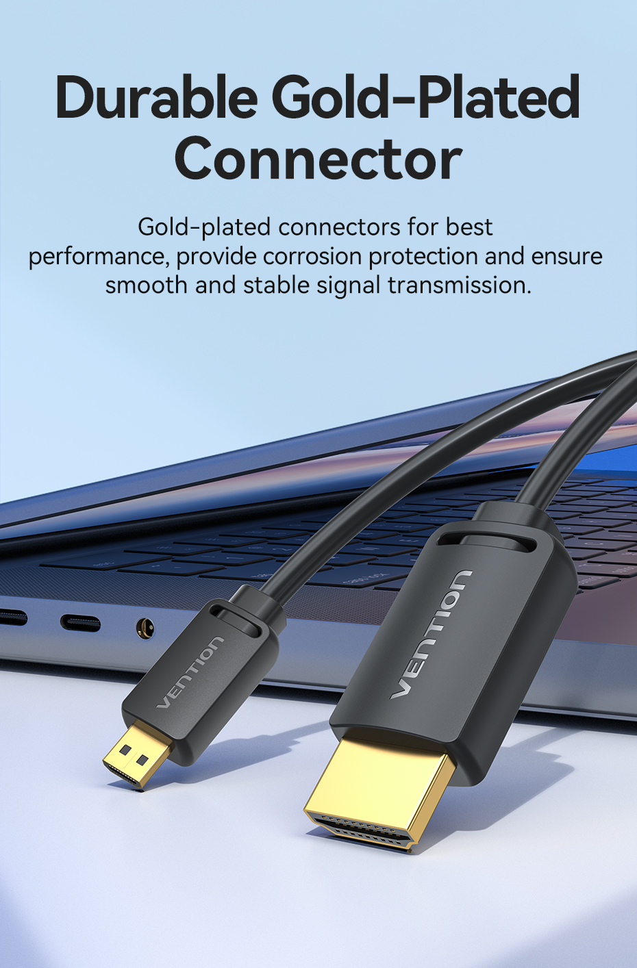 Vention Mini HDMI to HDMI Cable High Speed HDMI Cable Support 1080P ...