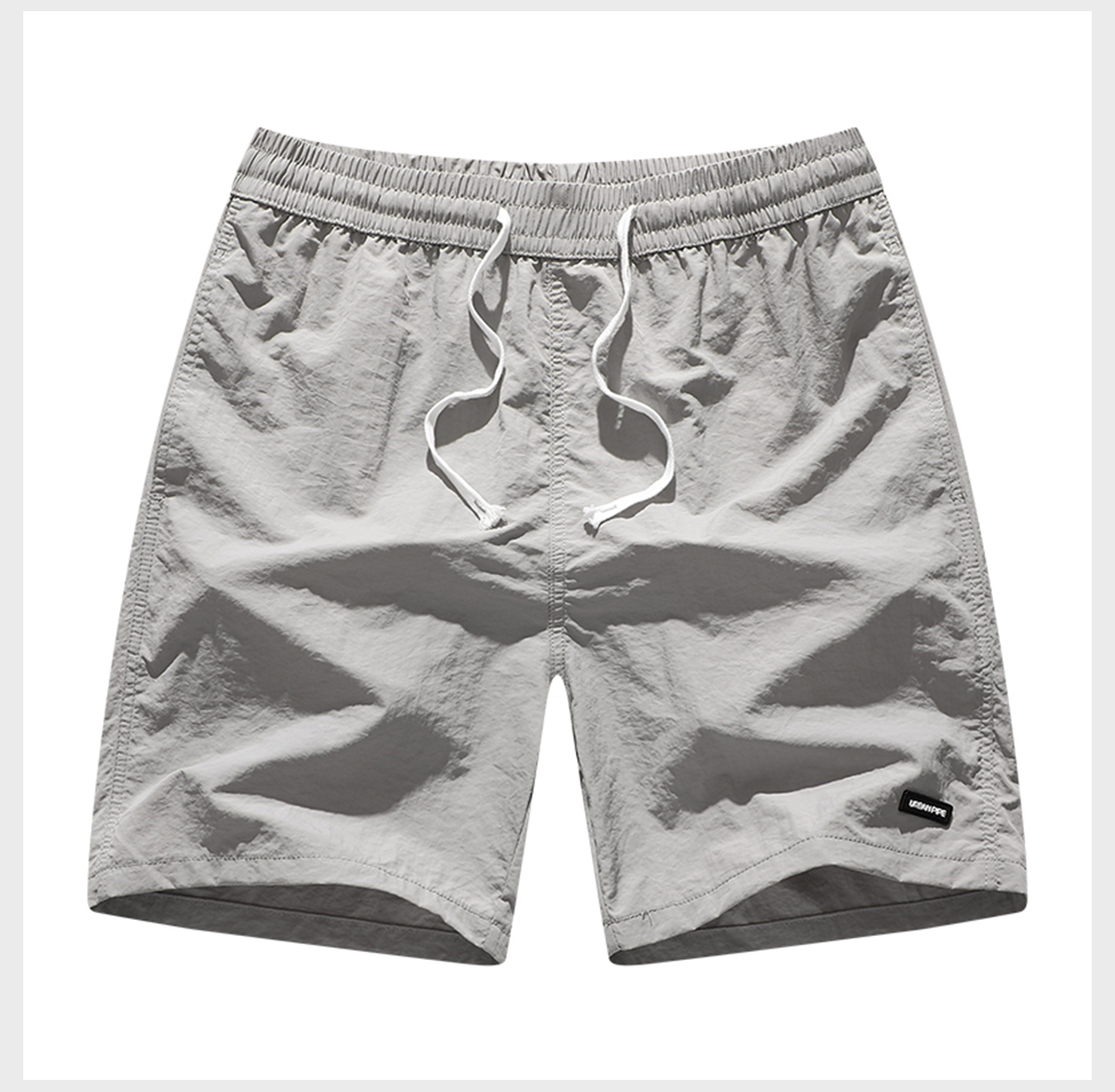 URBAN PIPE Plain Taslan Shorts For Men Quick Drying Above The Knee W ...